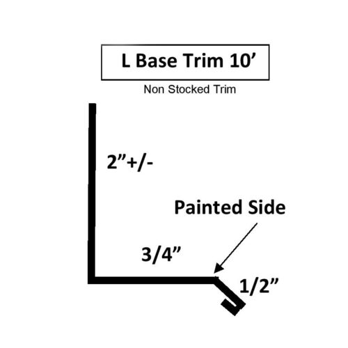 Hardy Rib L-Base Trim - Mid-Michigan Metal Sales