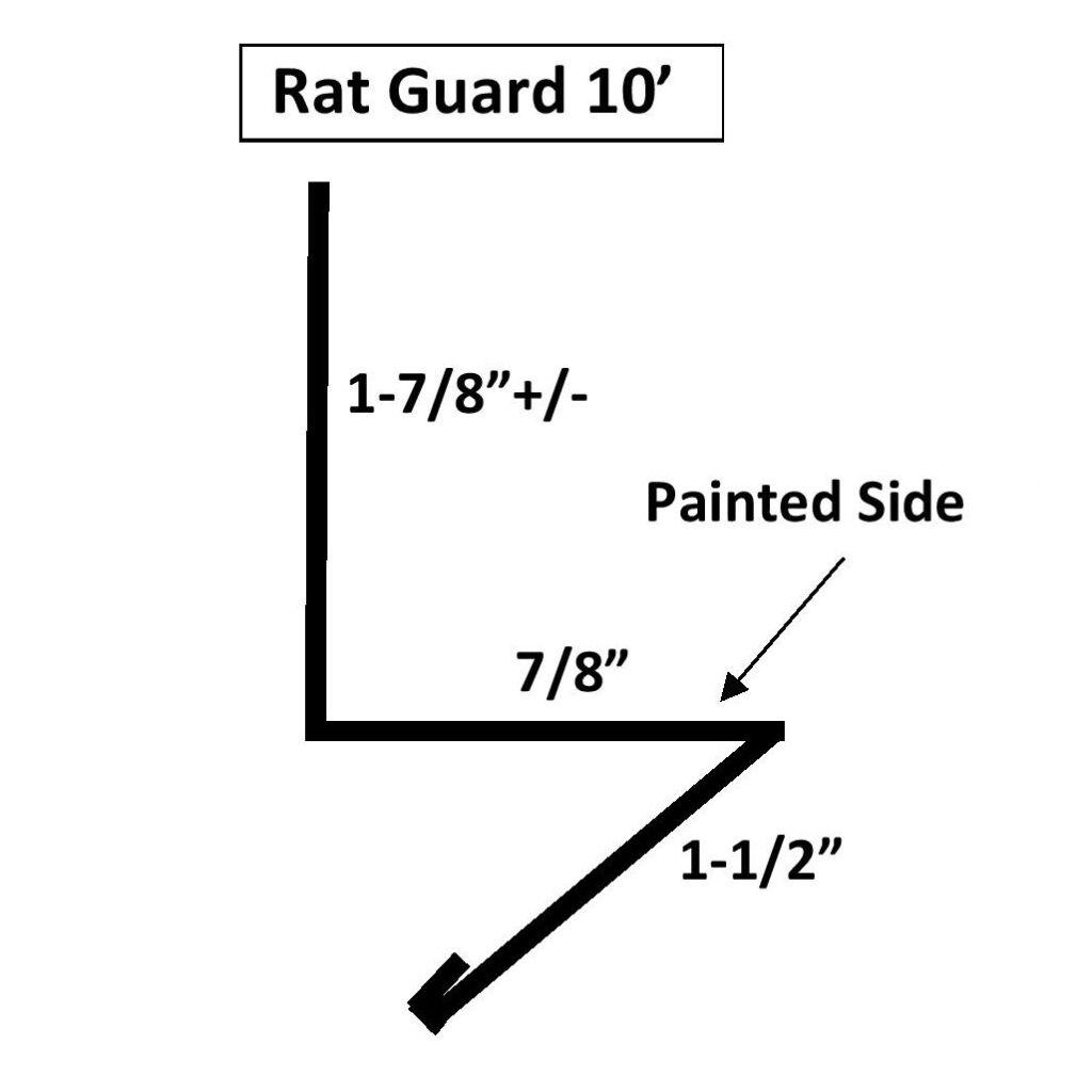 Hardy Rib Rat Guard 10' - Mid-Michigan Metal Sales