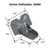 Snow Defender 4500-Powder Coated Snow Guard - Mid-Michigan Metal Sales