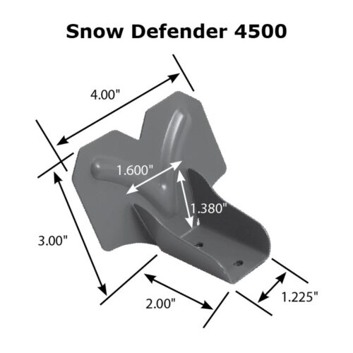 Snow Defender 4500-Powder Coated Snow Guard - Mid-Michigan Metal Sales