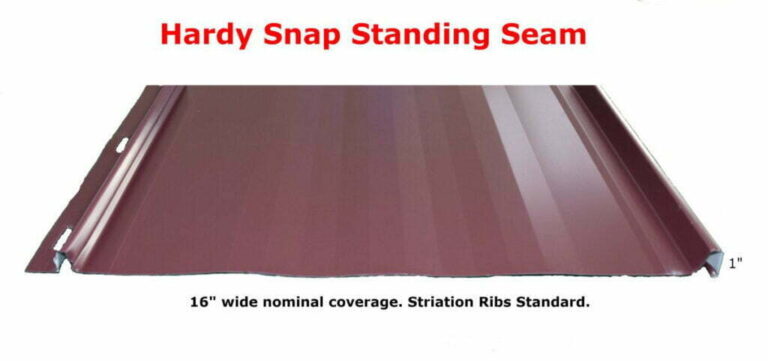 Hardy Snap Metal Roof Panels | Mid Michigan Metal Sales